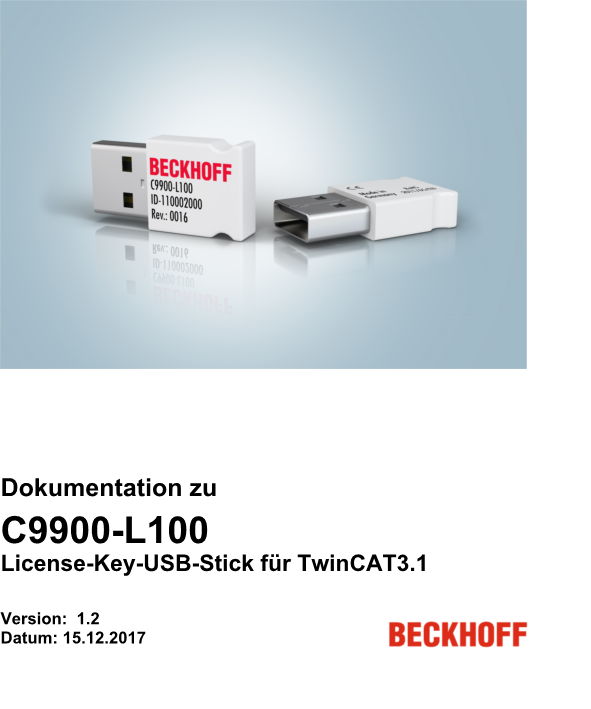 C9900-L100 - License-Key-USB-Stick für TwinCAT 3.1