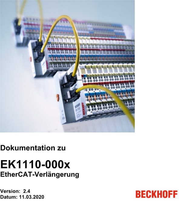 EK1110 - EtherCAT-Verlängerung