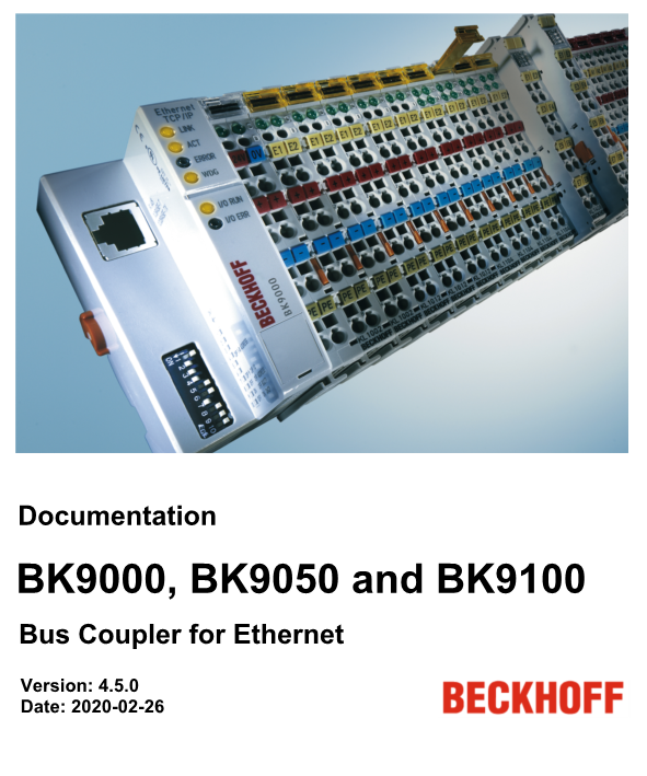 BK9x00_BK9050 - Bus Coupler for Ethernet