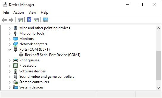 Using serial interfaces N030/N031