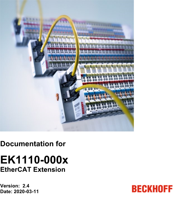 EK1110 - EtherCAT extension