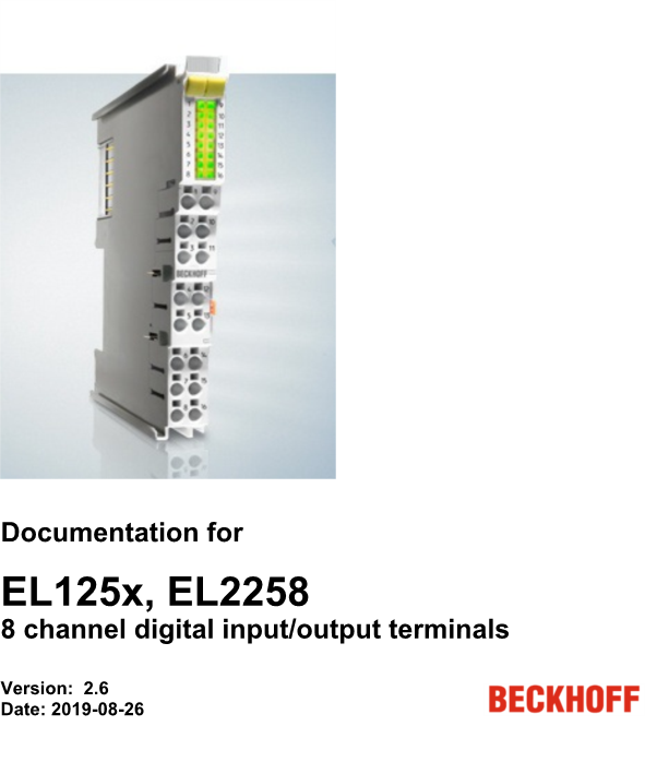 Beckhoff Information System - English