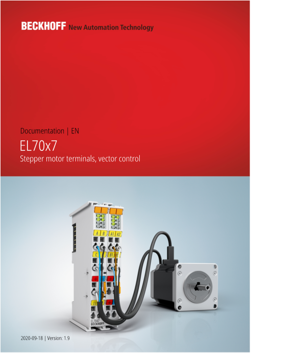 EL70x7 - Stepper Motor Terminals, vector control