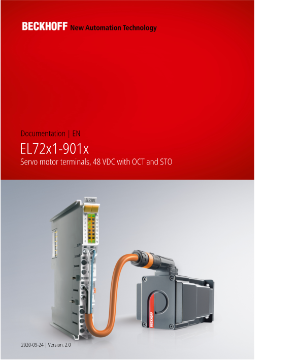 EL72x1-901x - Servo Motor Terminals with OCT and STO, 48 V DC