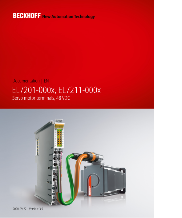 EL72x1 - Servo Motor Terminal, 48 V DC