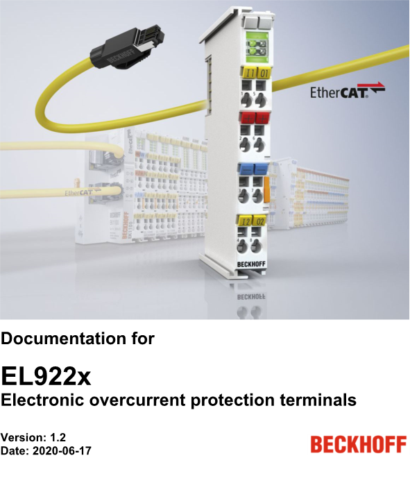 EL922x - Electronic overcurrent protection terminals