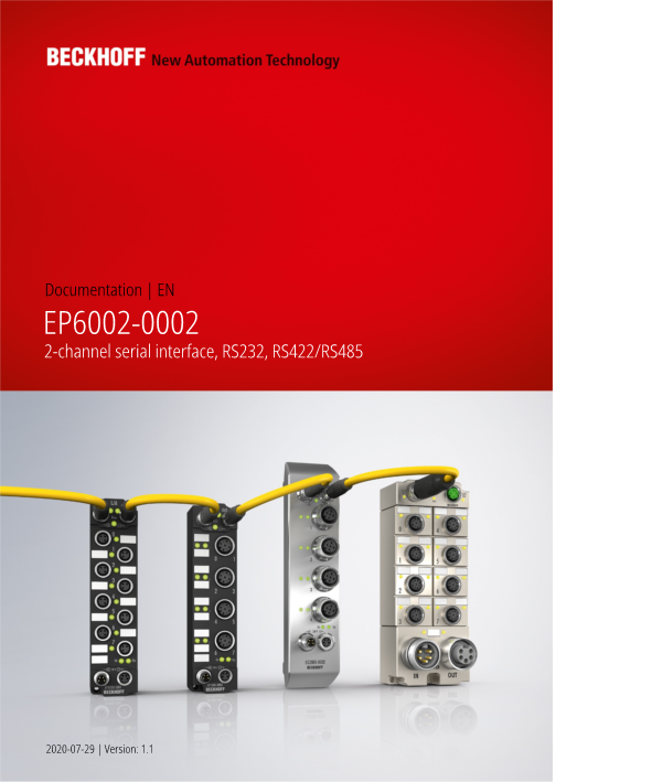 EP6002-0002 - 1-channel serial interface (RS232 / RS422 / RS485)