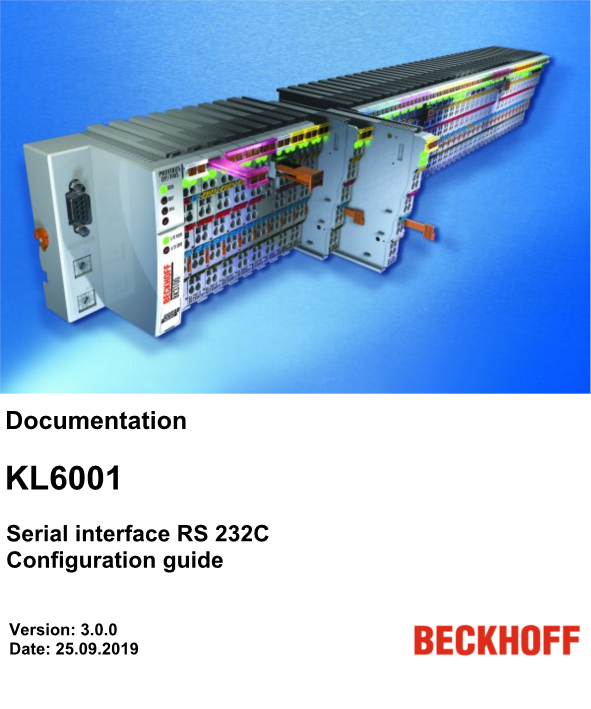 KL6001 - Serial interface RS232C