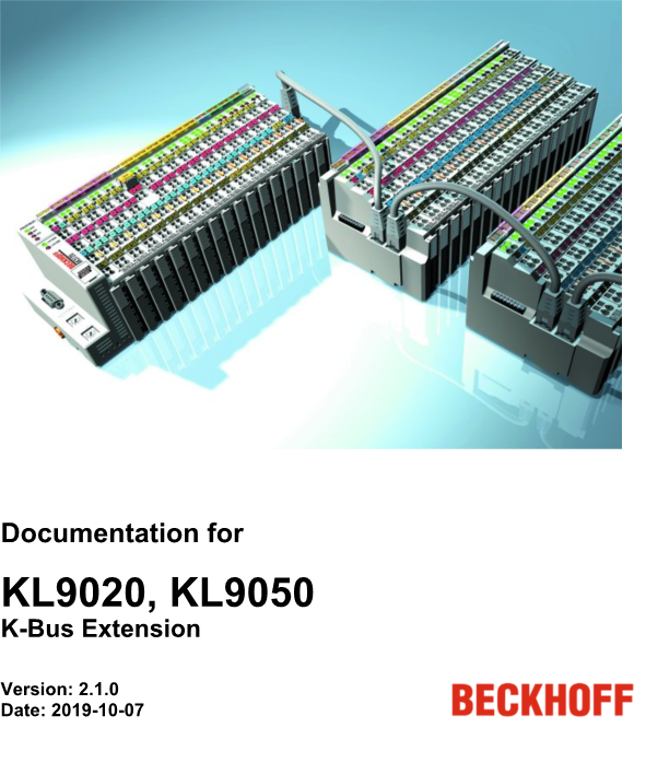 KL9020, KL9050 - K-Bus Extension