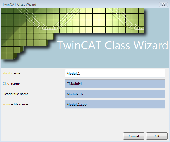 Create TwinCAT 3 C++ project